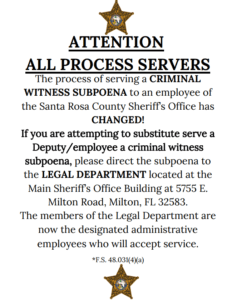 Home - Serving The Community - Santa Rosa Sheriffs